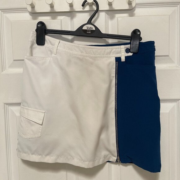 Louis Castel | Skirts | Louis Castel Blue And White Golf Tennis Skirt ...